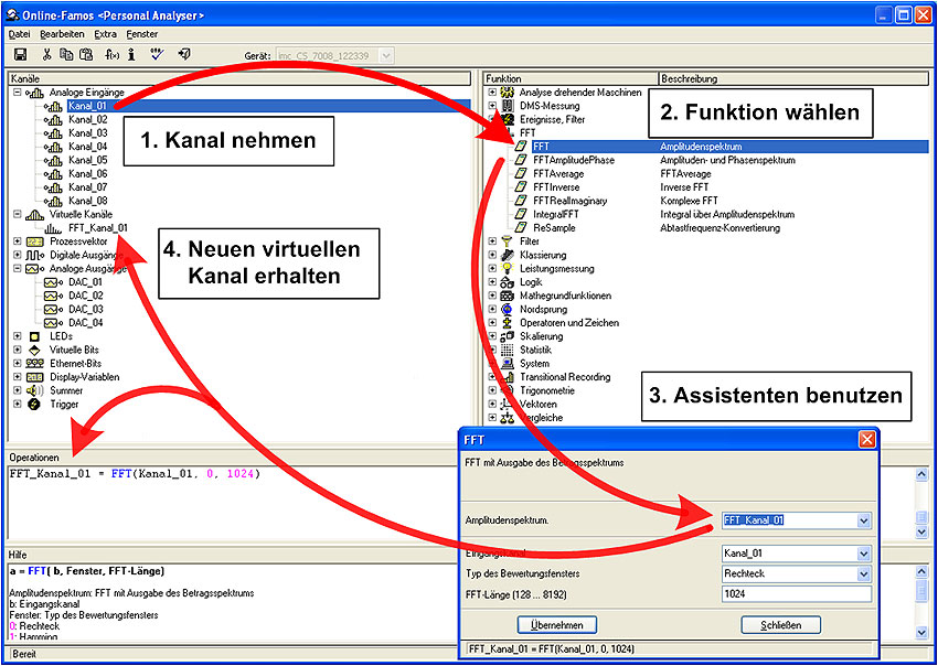 Analyse en temps-réel - imc Online FAMOS imc Test & Measurement GmbH
